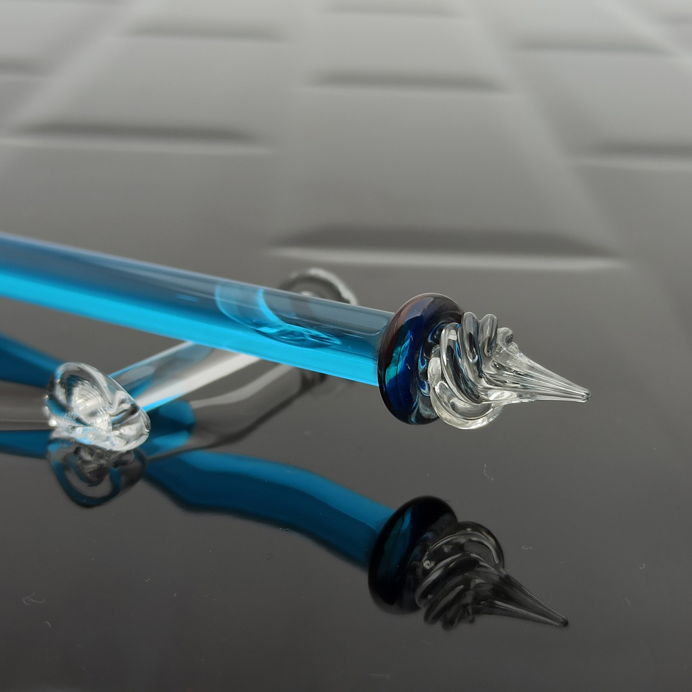 Lyric Bodrum Blue Glass Pen - LR1